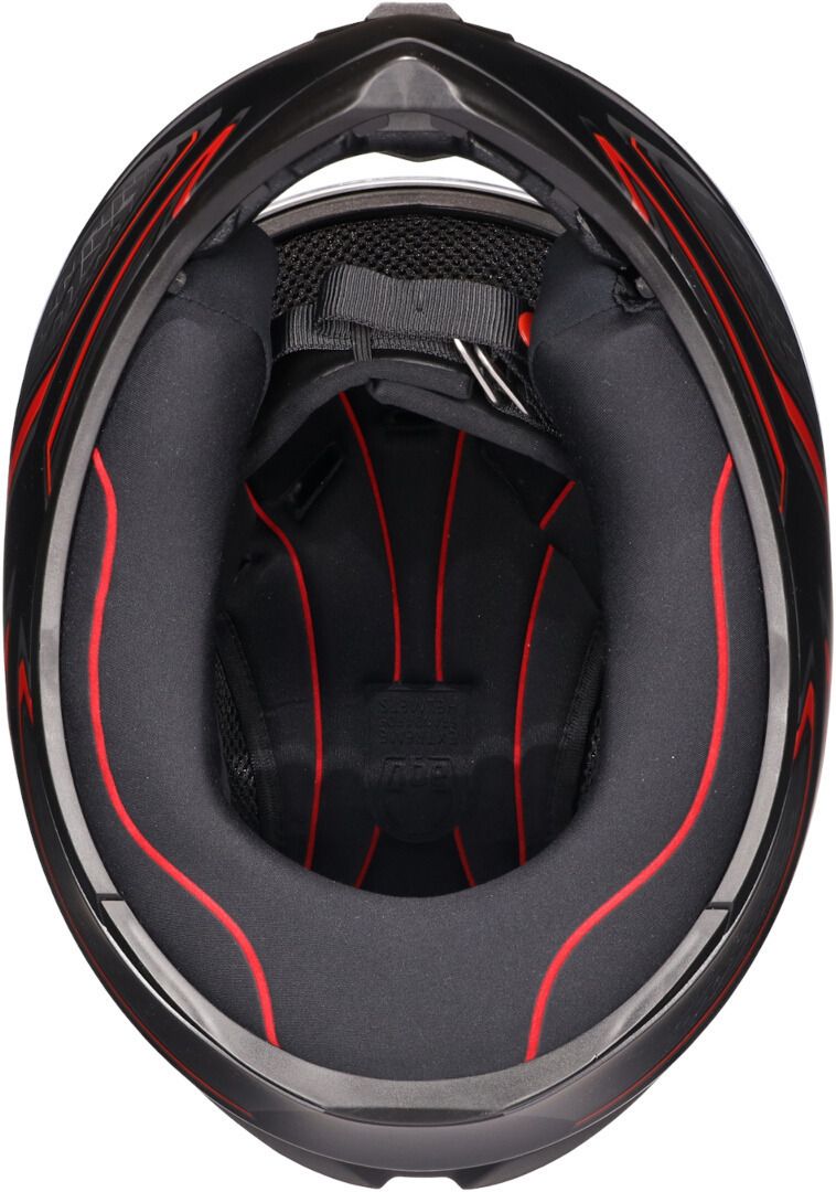 AGV K1-S Sling Hjälm Svart matt/röd tillgänglig hos FC-Moto