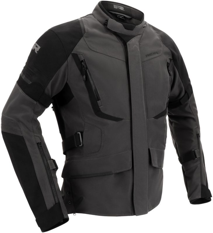 Richa Cyclone 2 Gore-Tex waterproof Motorcycle Textile Jacket dark grey ...