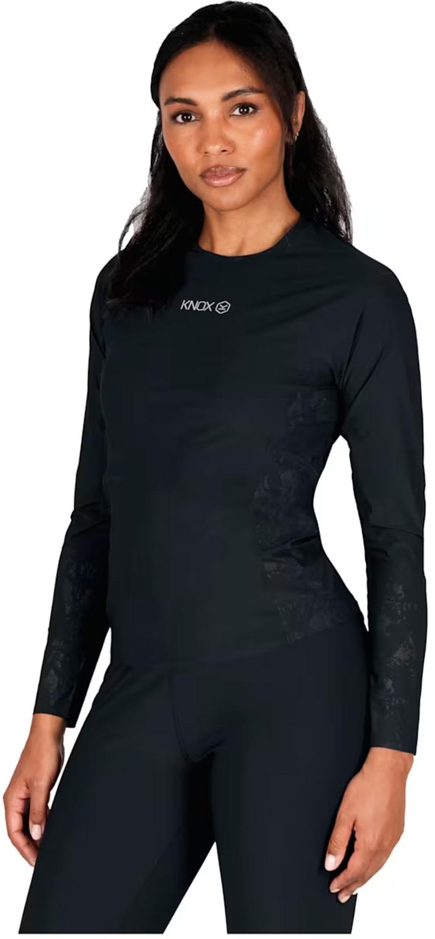 Knox Dual Active Base Layer Damers långärmade funktionella skjortor grå ...