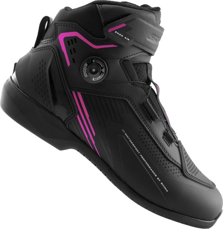 SHIMA Enzo Air Ladies Motorcycle Boots black/pink shop now at FC-Moto