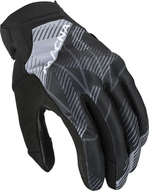 Macna Obtain Leather Motorcycle Gloves black/red shop now at FC-Moto