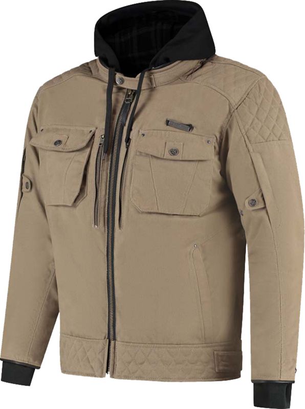 Rusty Stitches Glenn Motorcycle Textile Jacket brown shop now at FC-Moto