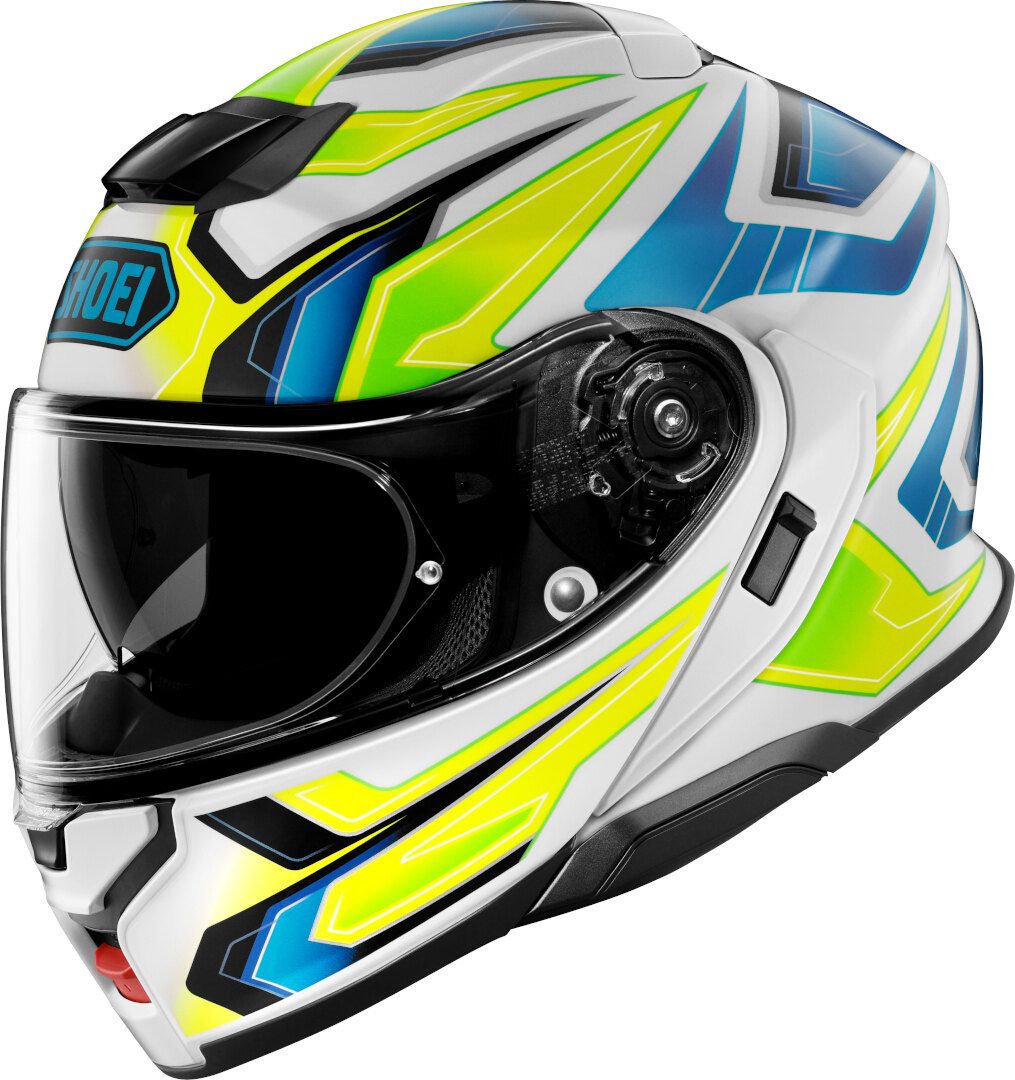 Shoei Neotec 3 Anthem Helmet white/red/blue buy now at FC-Moto