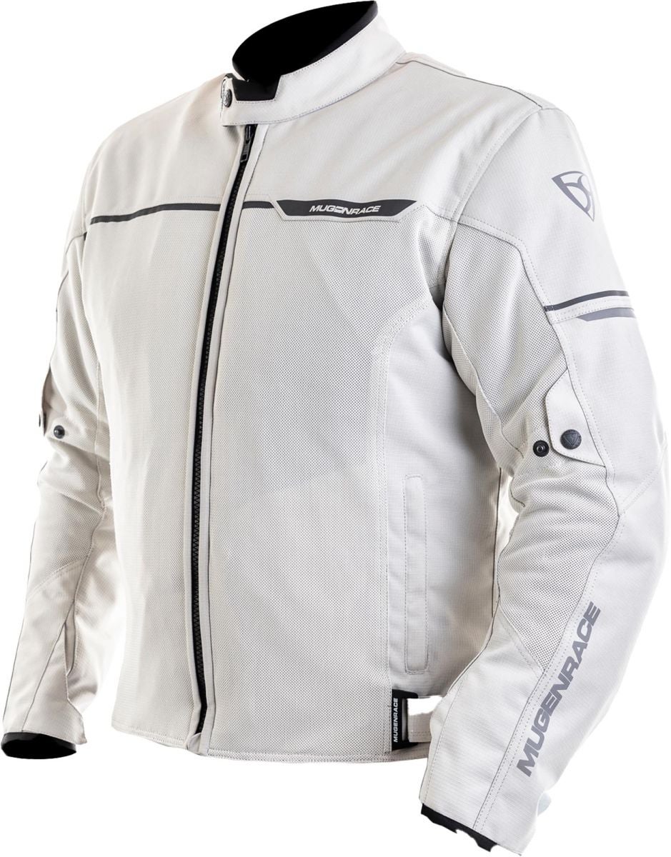 MUGENRACE Ventilator Motorcycle Textile Jacket light grey shop now at ...