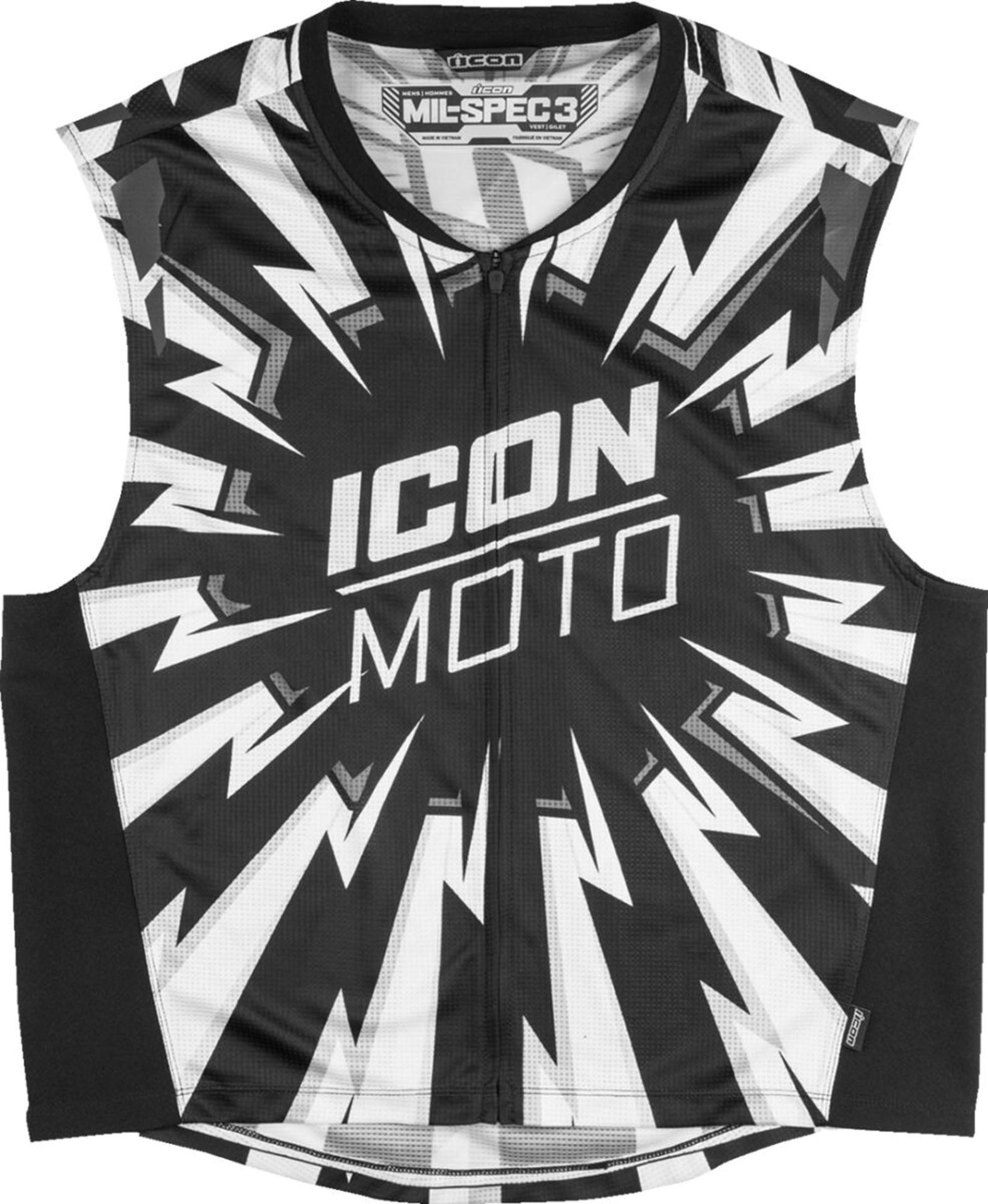 Icon Mil-Spec 3 Hi-Vis Weste schwarz/orange jetzt online kaufen bei FC-Moto