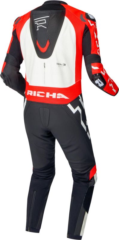 Richa Stradale GP One Piece Motorcycle Leather Suit red/black/white buy ...