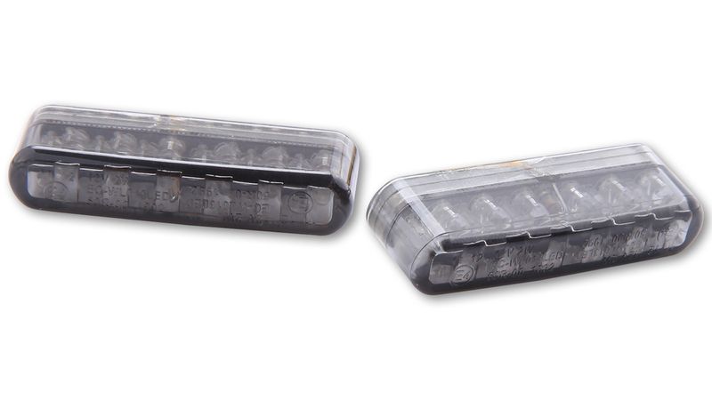 HIGHSIDER Smart Shorty LED Indicator Module Lens Smoked (Pair), Front ...