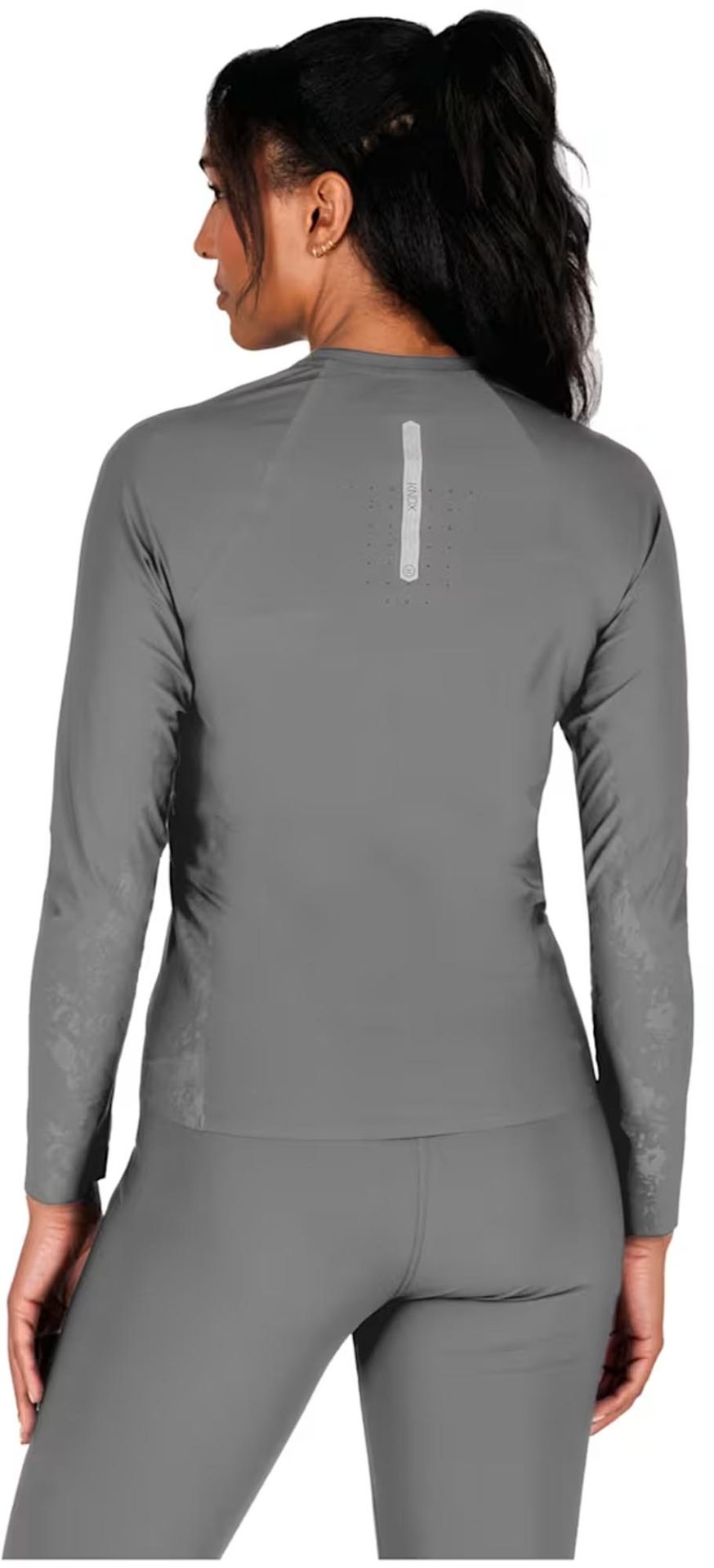 Knox Dual Active Base Layer Damers långärmade funktionella skjortor grå ...