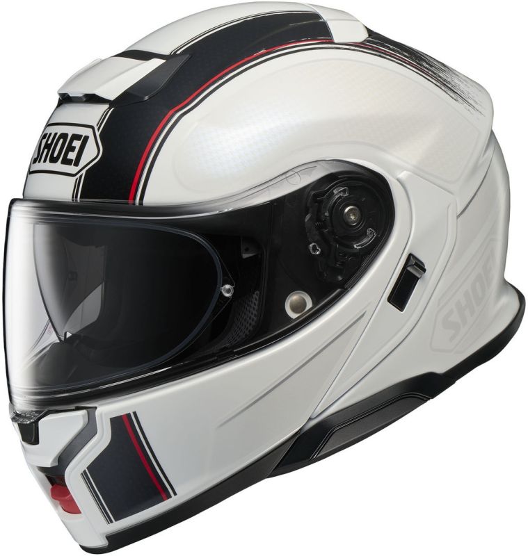Shoei Neotec 3 Satori Hjälm vit/svart/röd tillgänglig hos FC-Moto