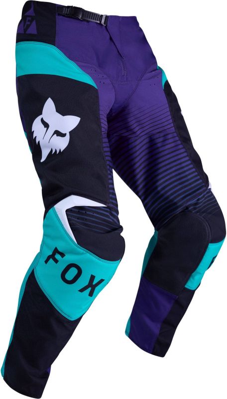 FOX 180 Collect Motocross Pants white/turquoise/black buy now at FC-Moto