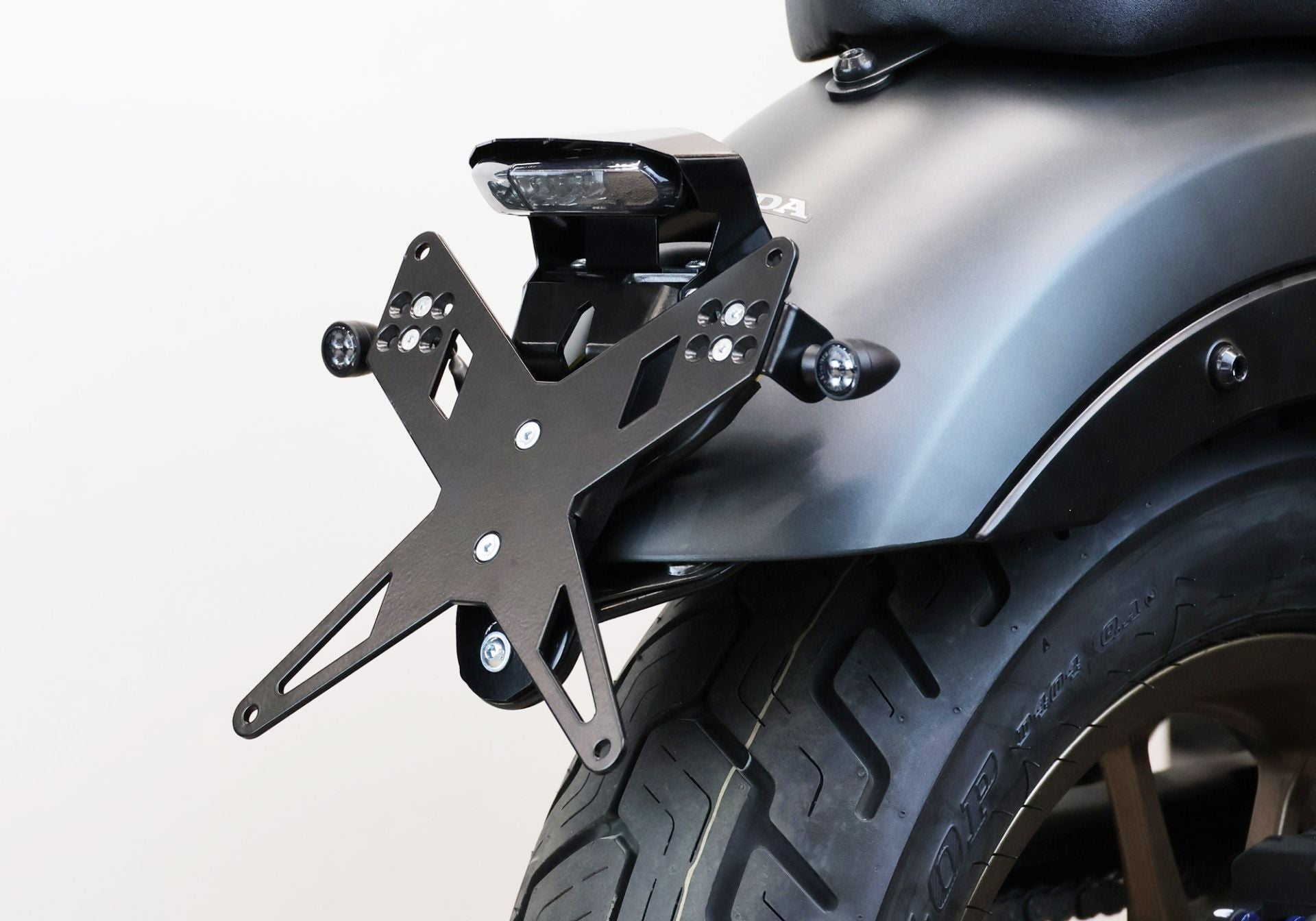 PROTECH license plate holder kit including LED-taillight, reflector and ...