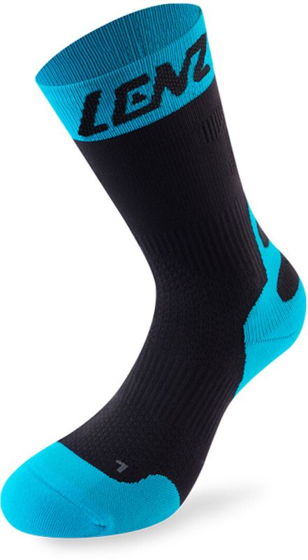 Lenz 6.0 Mid Chaussettes de compression noir/bleu disponible chez FC-Moto