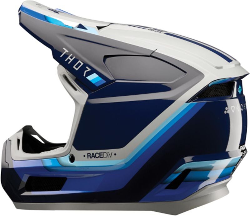 Thor Fleet Defy Youth Motocross Helmet blue/grey shop now at FC-Moto