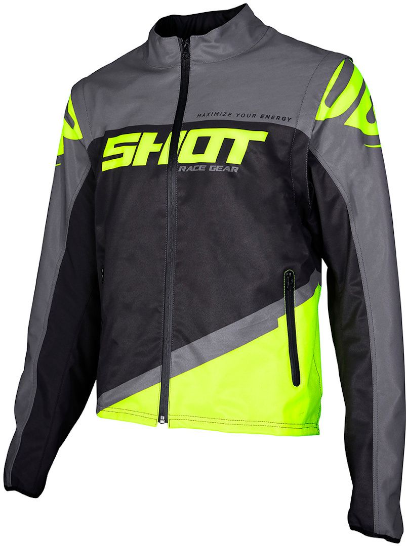 Shot Softshell Lite Motocross Jacket grey/orange shop now at FC-Moto