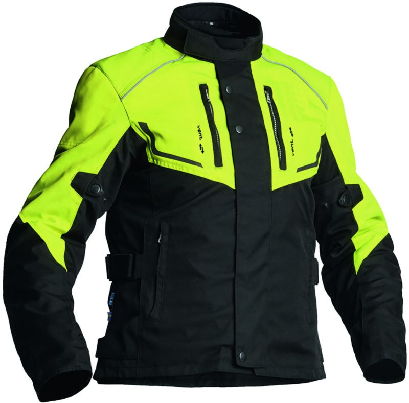 Lindstrands Halden vattentät Damer Motorcykel Textil Jacka Grå/orange ...
