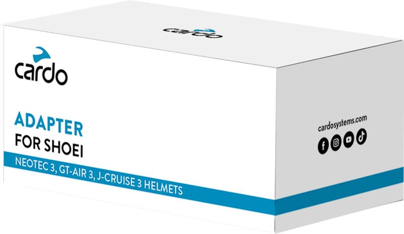 Cardo Packtalk Adapter for Shoei Gen 3 Helmets shop now at FC-Moto