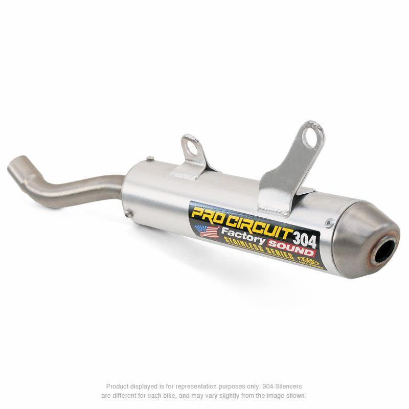 PRO CIRCUIT 304 Muffler Brushed Aluminum/Stainless Steel End Cap shop ...