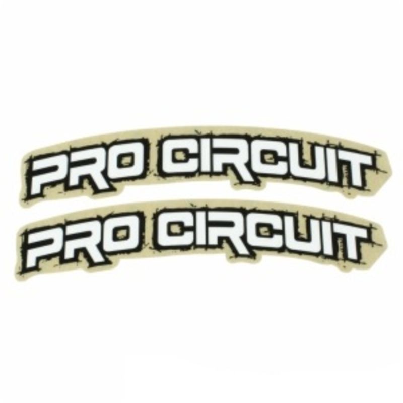 PRO CIRCUIT Retro Fender Decals shop now at FC-Moto