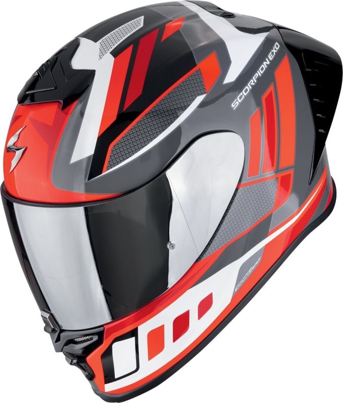Scorpion EXO-R1 Evo II Air Vital Integraalhelm wit/rood/grijs nu bij FC ...