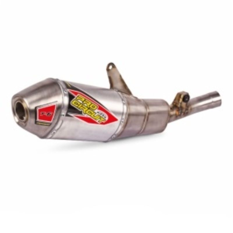 PRO CIRCUIT T-6 Silencer- Stainless Steel/Stainless Steel End Cap shop ...