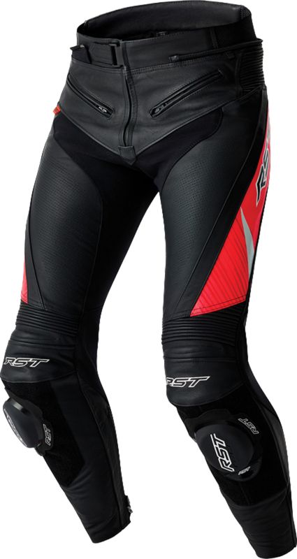 RST Tractech Evo D3O Motorcycle Leather Pants black/red shop now at FC-Moto