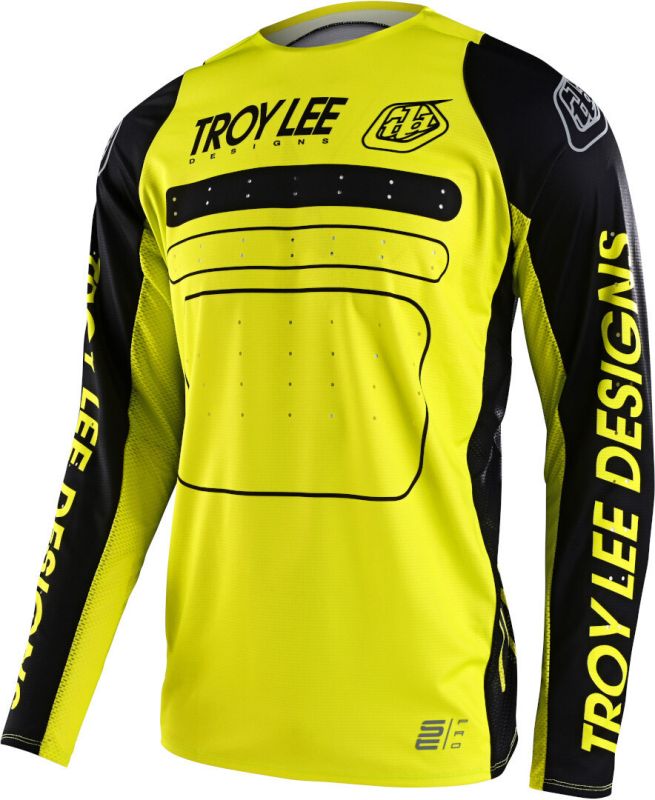 Troy Lee Designs SE Pro Drop In Motocross Jersey red/white shop now at ...