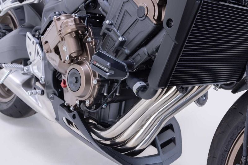 SW-Motech Frame slider kit - Black. Honda CB650R E-Clutch (23-). shop ...