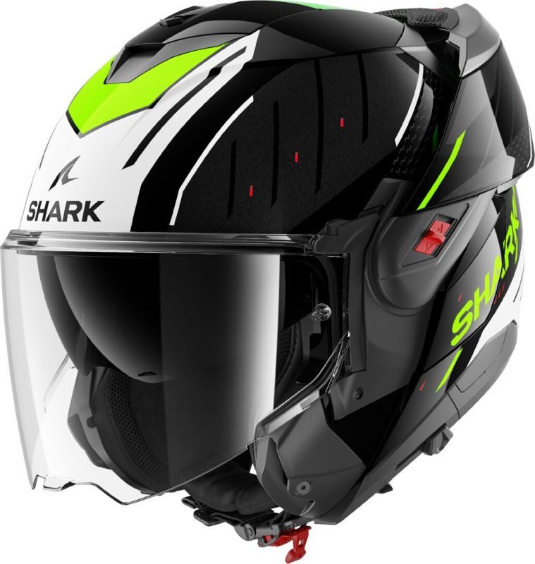 Shark Oxo Rydger Helmet black/white/neon-yellow buy now at FC-Moto