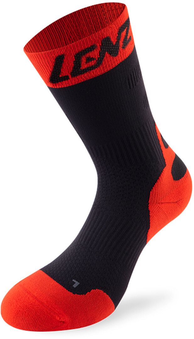 Lenz 6.0 Mid Chaussettes de compression noir/bleu disponible chez FC-Moto