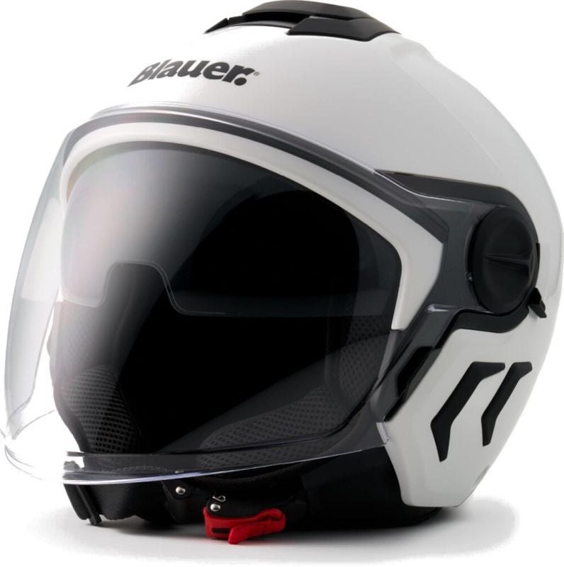 Blauer Demi Jet DJ-01 Monocolor Jet Helmet white buy now at FC-Moto