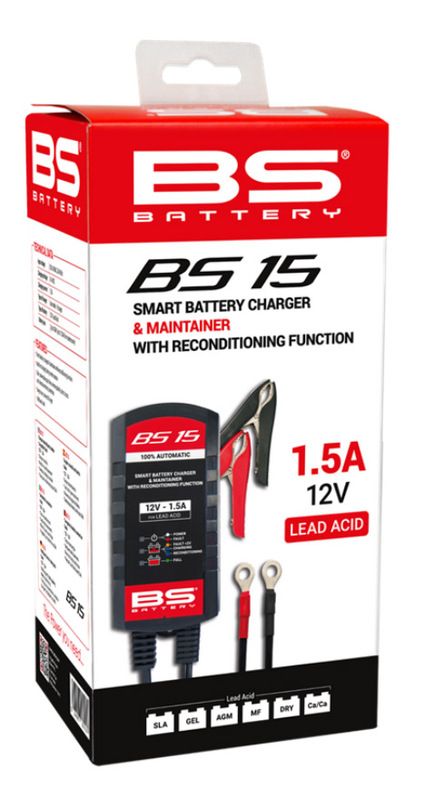 BS Battery Caricabatteria intelligente BS15 acquista online su FC-Moto