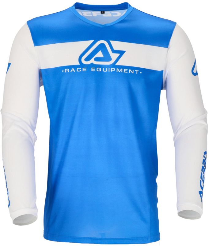 Acerbis MX J-Track Inc 2.0 Logo Motocross Jersey white/blue shop now at ...