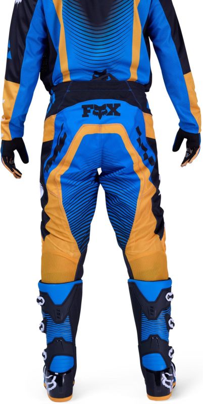 FOX 180 Collect Motocross Pants blue/yellow buy now at FC-Moto
