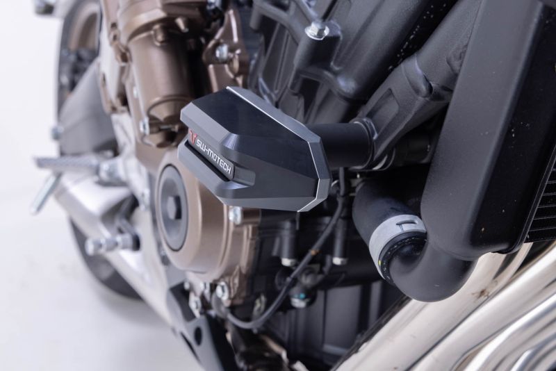 SW-Motech Frame slider kit - Black. Honda CB650R E-Clutch (23-). shop ...