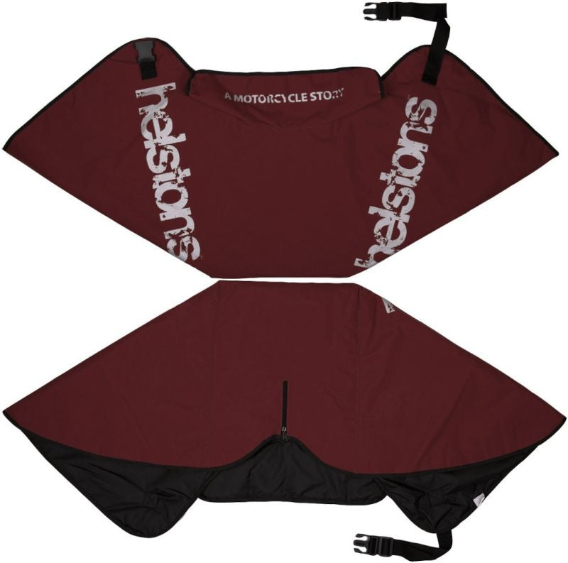 Helstons Pilote Rain Protection for Scooter Riders dark red shop now at ...