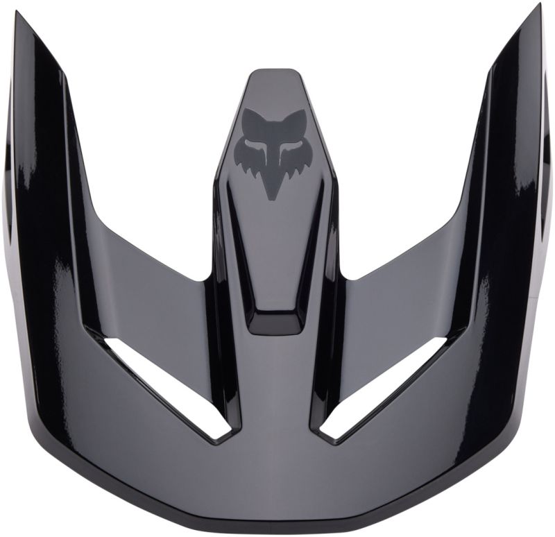 FOX V1 Solid Helmet Peak black shop now at FC-Moto