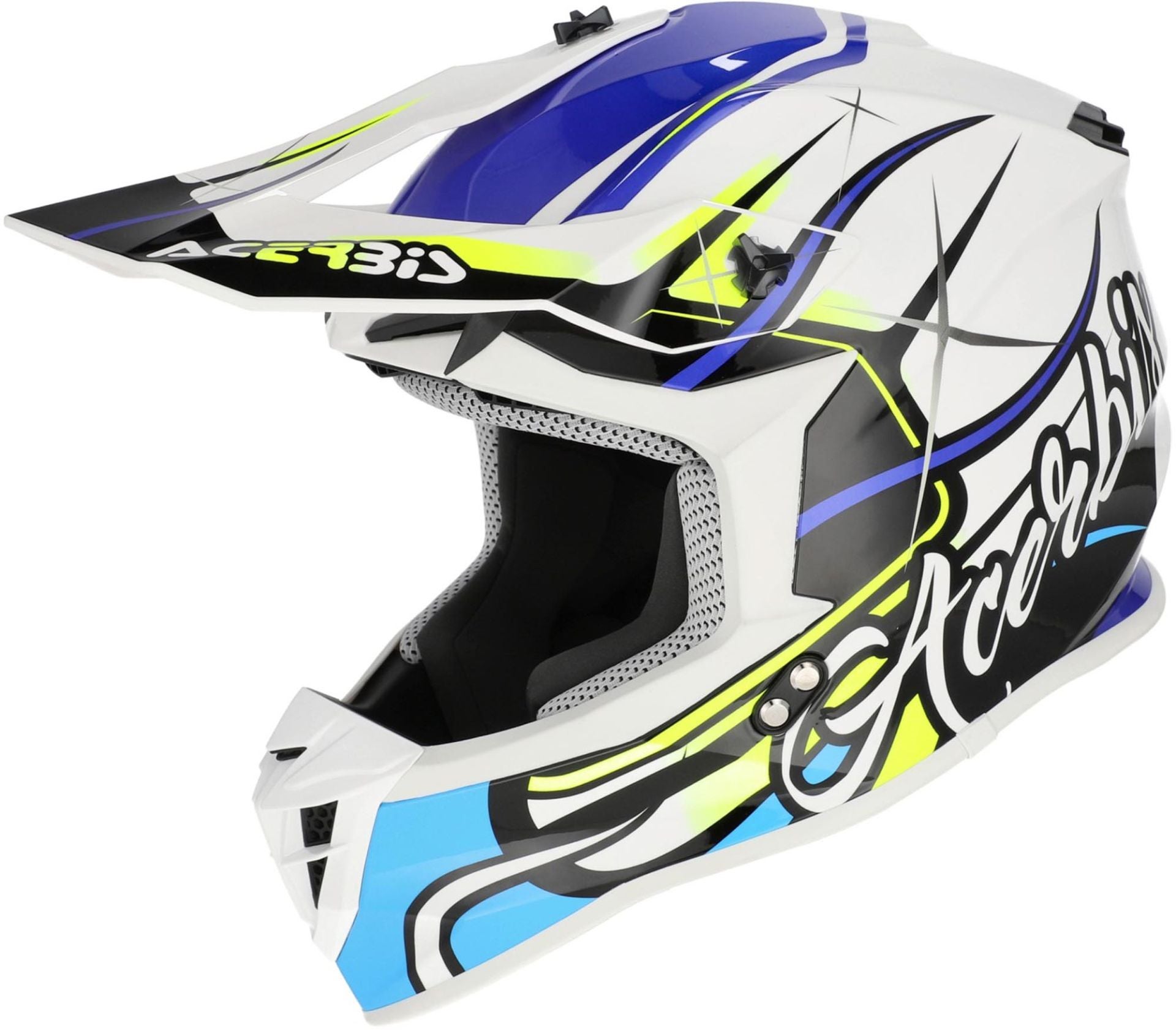 Acerbis Linear Graphic 2026 Motocrosshjälm lila/vit tillgänglig hos FC-Moto