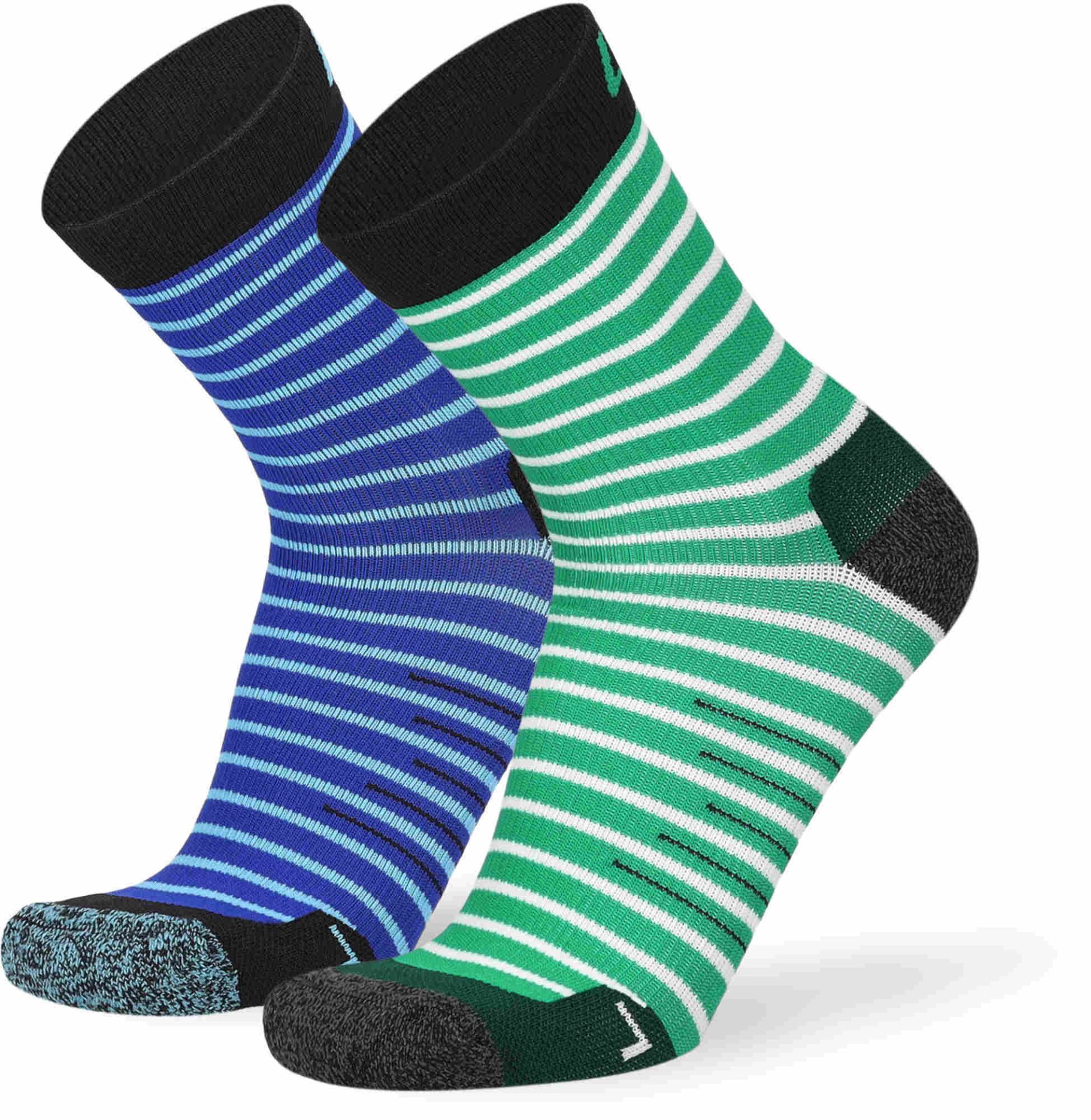 Lenz 1.0 Outdoor Kids Socks green/blue shop now at FC-Moto