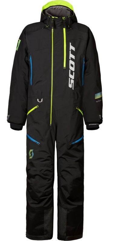 Scott DS Shell Dryo 2023 One Piece Snowmobile Suit black/yellow shop ...